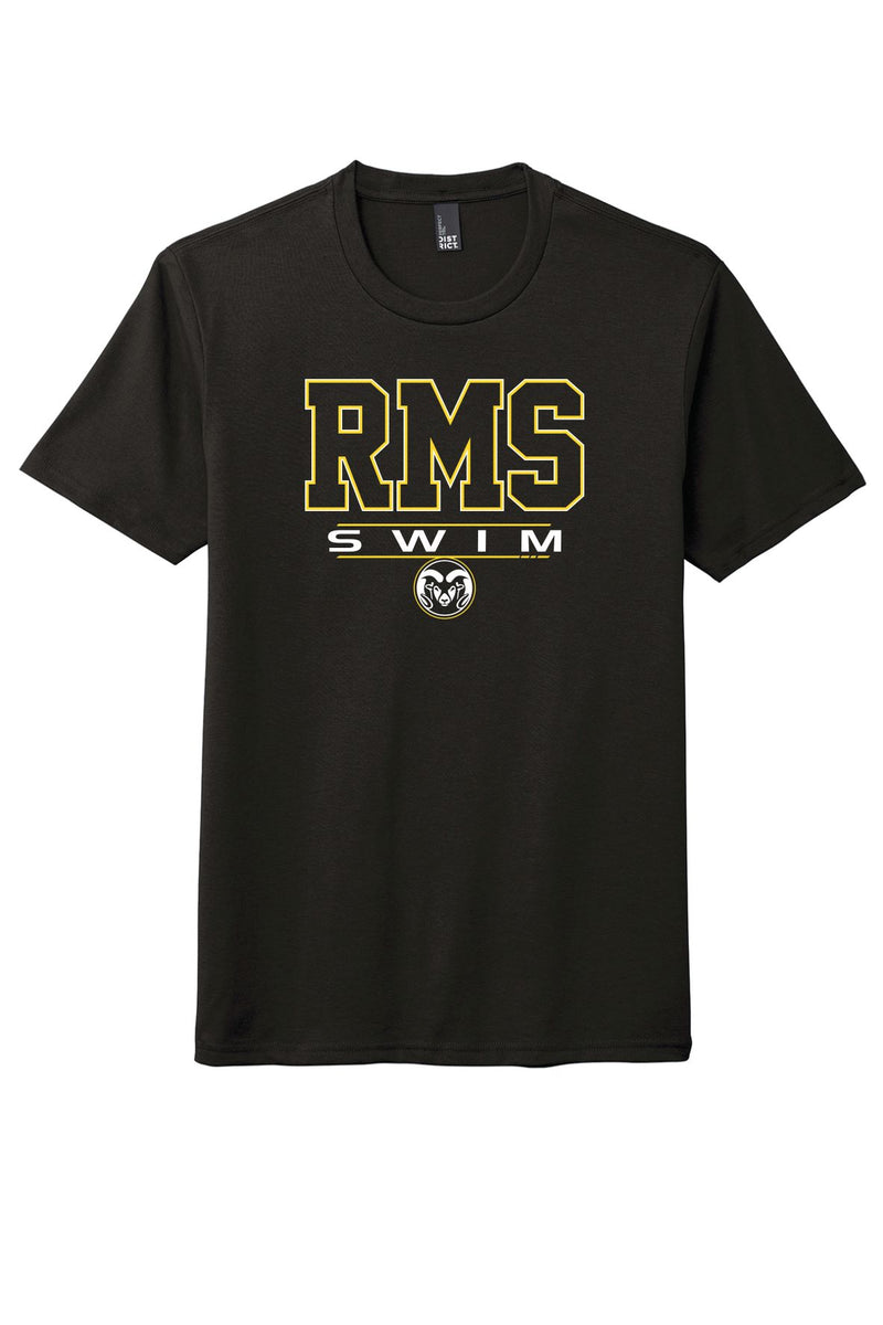 RMS Swim Youth Black Tee – The Eagles' Nest Custom Apparel & Gifts